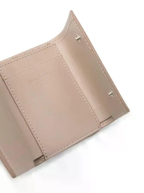 Acne Studios Logo-lettering Leather Wallet - Neutrals