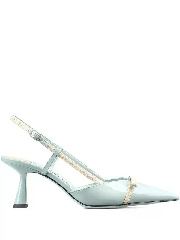 JIMMY CHOO Slingback Leather Pumps