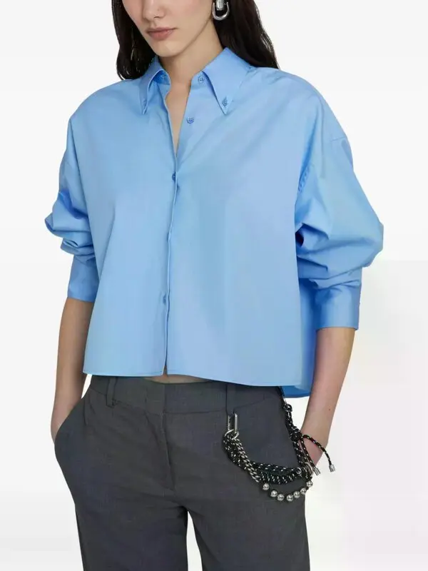 Ermanno Scervino Button-down Cropped Shirt