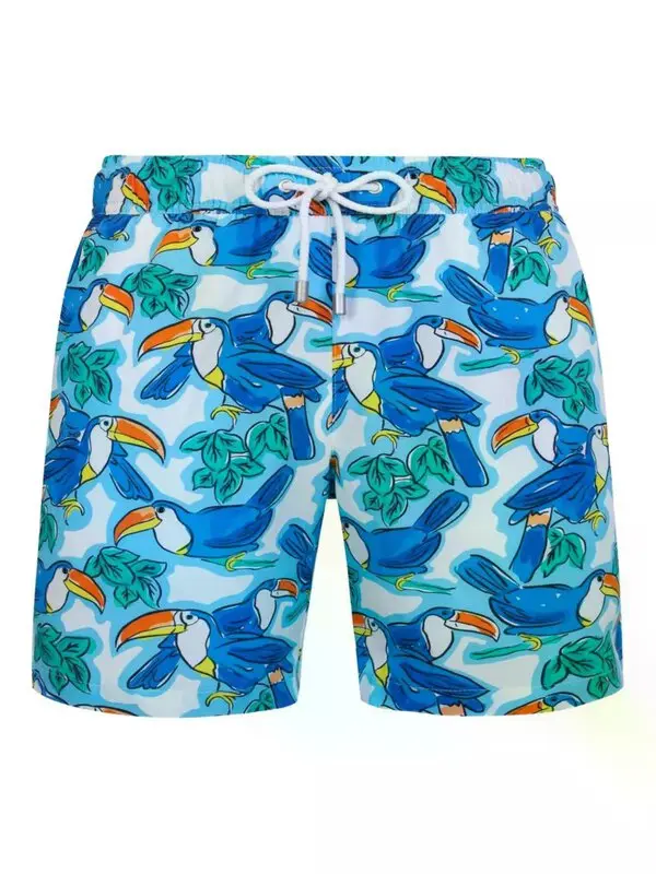 BLUEMINT Toucan-print Swim Shorts - Blue