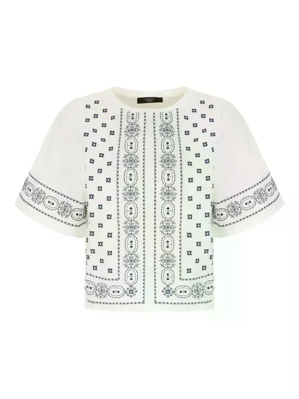 Max Mara Elodia Embroidered Blouse