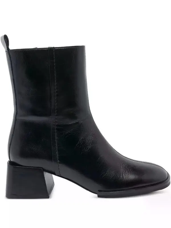 POEVE 50mm Leather Ankle Boots