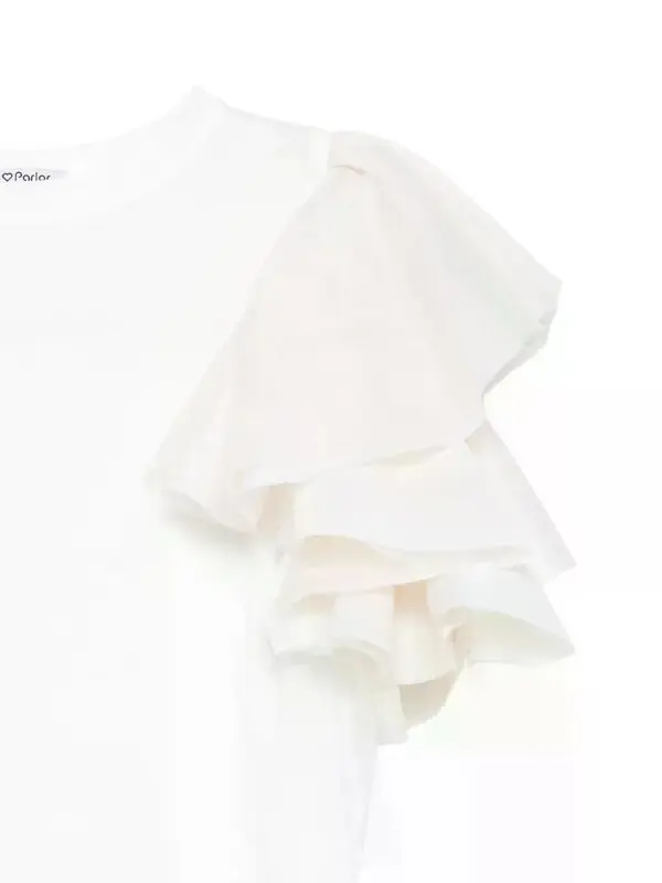 PARLOR Ruffled Sleeve T-shirt