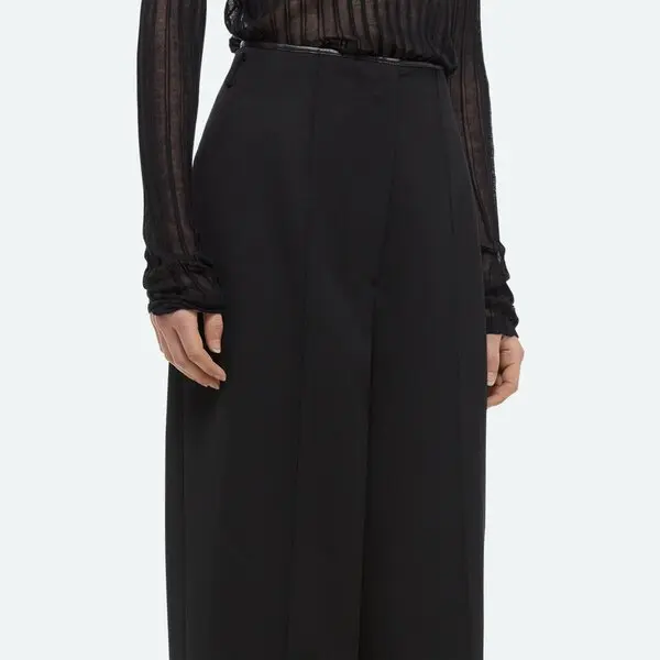 Helmut Lang Tapered Wool Trousers