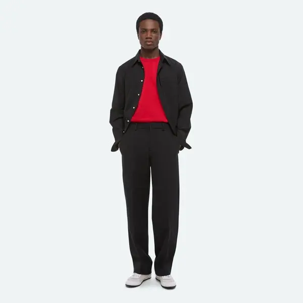 Helmut Lang Straight Leg Carpenter Trousers - Black