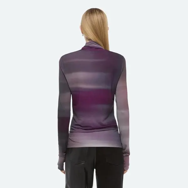 Helmut Lang Printed Turtleneck