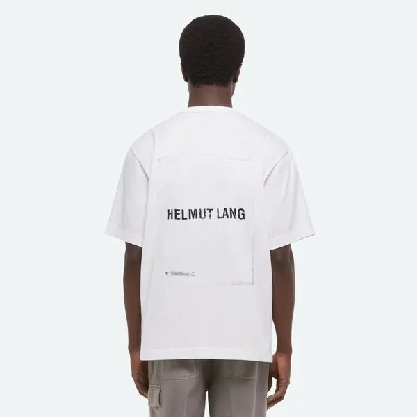 Helmut Lang Plastic Tee - White