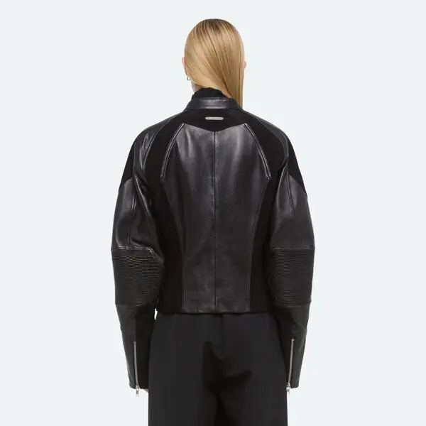 Helmut Lang Leather Bmx Jacket
