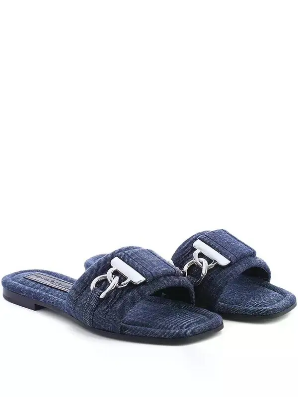 KENNEL&SCHMENGER Denim Flat Sandals
