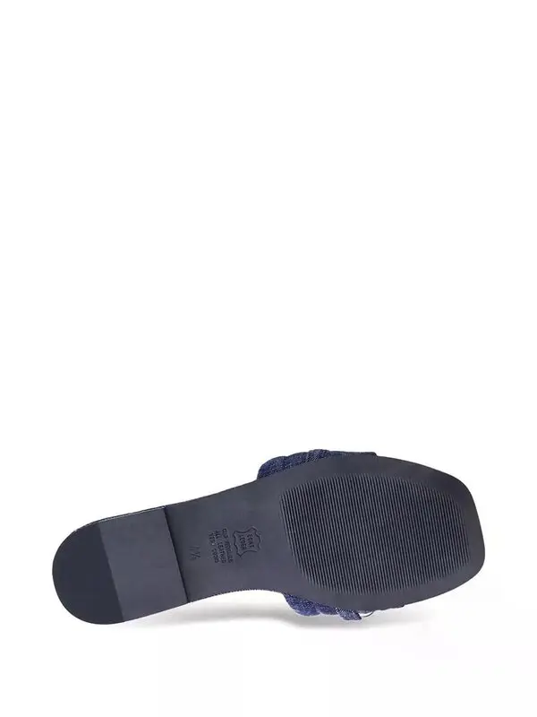 KENNEL&SCHMENGER Denim Flat Sandals