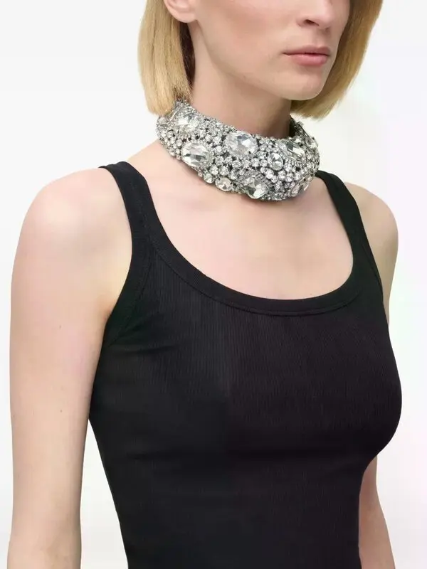 AREA Crystal Cluster Choker