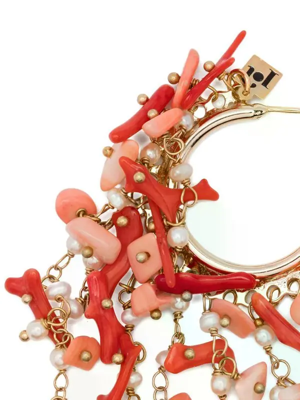 Rosantica Corals Hoop Earring