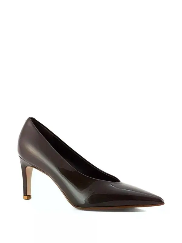 SERGIO LEVANTESI 55mm Leather Pointed-toe Pumps - Brown