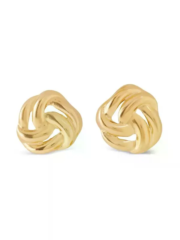 YSSO Knot Design Earrings - Gold
