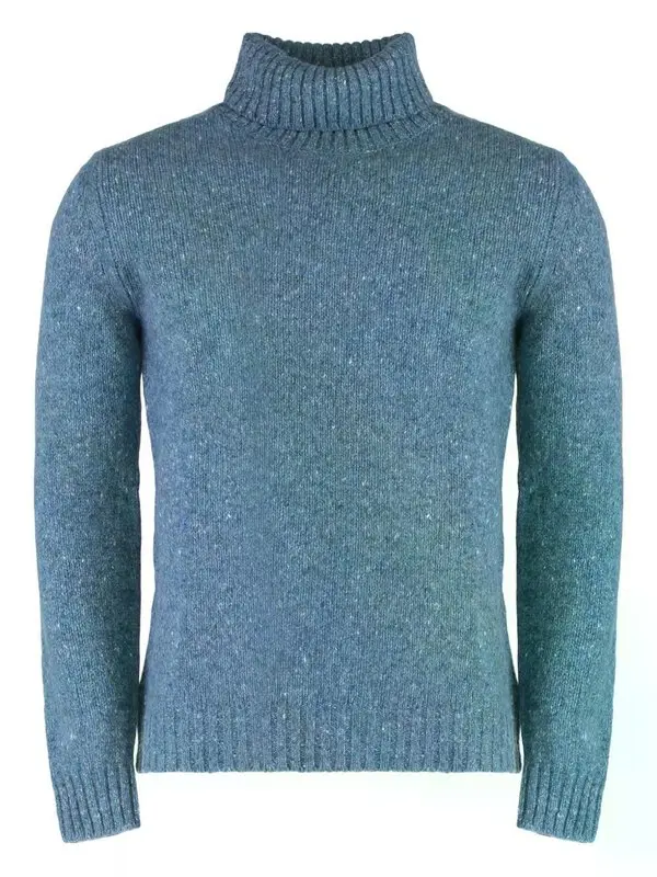 MOORER Ribbed Turtleneck Sweater
