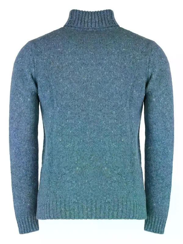 MOORER Ribbed Turtleneck Sweater