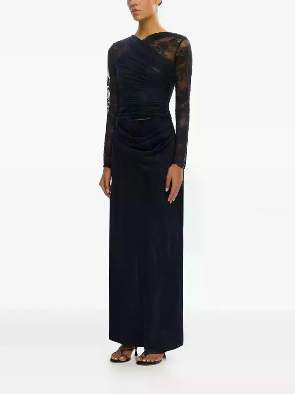 Significant Other Nida Draped Maxi Skirt