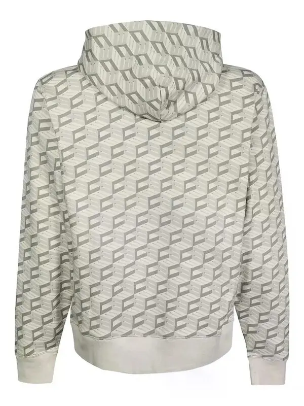 BILLIONAIRE BOYS CLUB Geometric-pattern Hoodie With Logo Patch