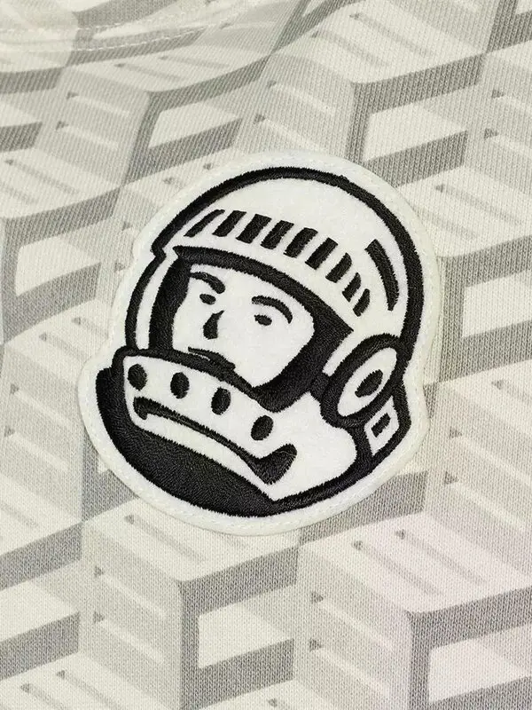BILLIONAIRE BOYS CLUB Geometric-pattern Hoodie With Logo Patch