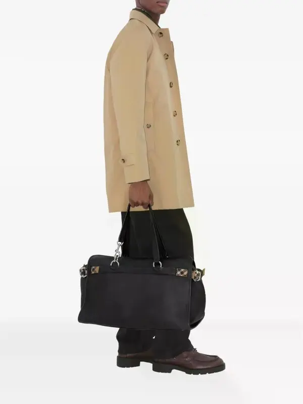 Burberry Raglan-sleeve Button Trench Coat