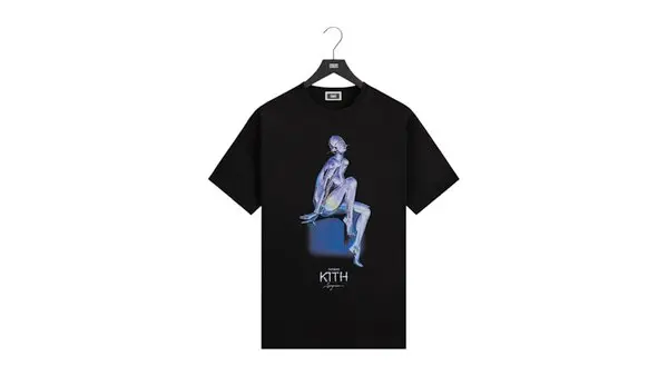 Kith X Nanzuka Gallery Sorayama Model A Stitch Tee Shirt - Black