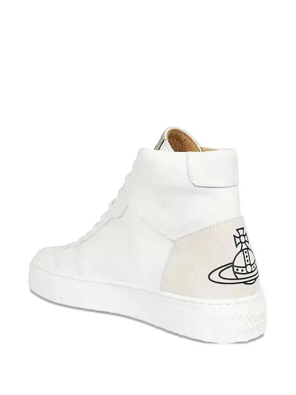 VIVIENNE WESTWOOD Logo-print High-top Sneakers