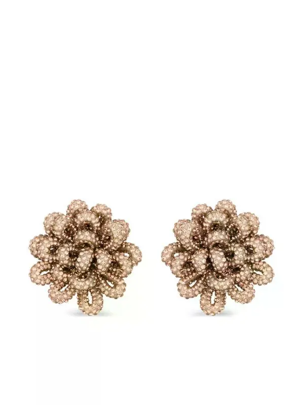 Rosantica Embellished Flower Single Earring - Gold