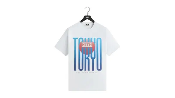 Kith Tokyo Classic Logo Vintage Tee Shirt - White