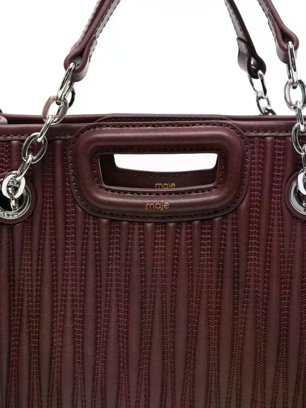 Maje Quilted Tote Bag