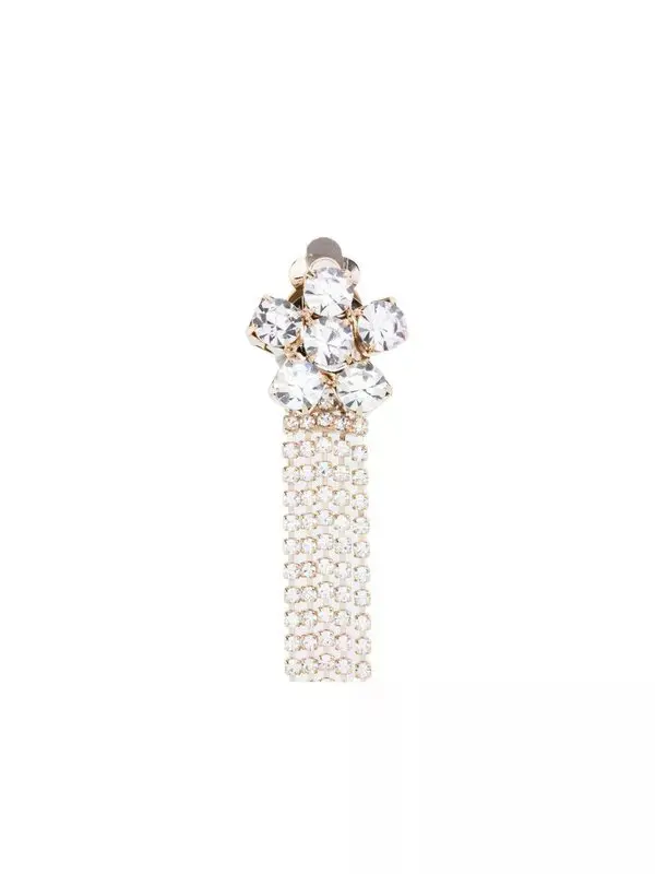 Rosantica Flower Chain Clip-on Earring
