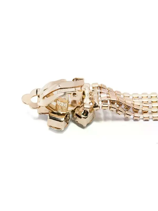 Rosantica Flower Chain Clip-on Earring