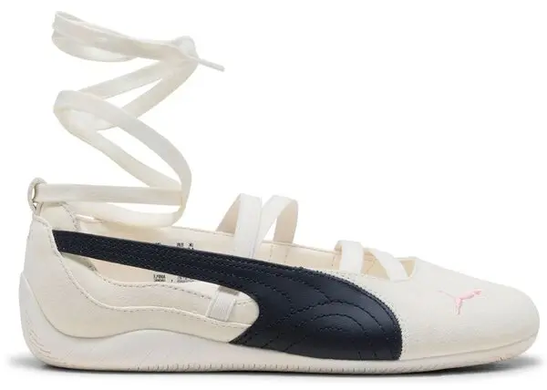 PUMA Speedcat Ballet Sneakers - Warm White/puma Black/frosty Pink