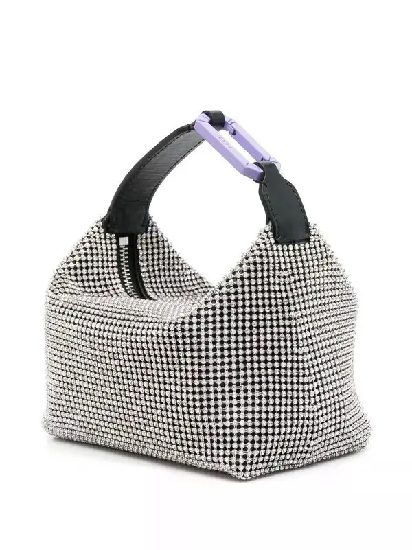 EERA Moonbag Crystal Tote - Silver