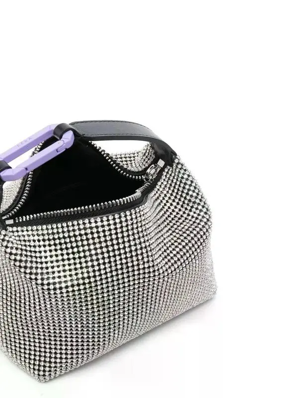 EERA Moonbag Crystal Tote - Silver
