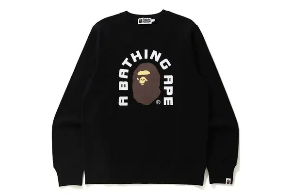 BAPE Crewneck Sweatshirt - Black