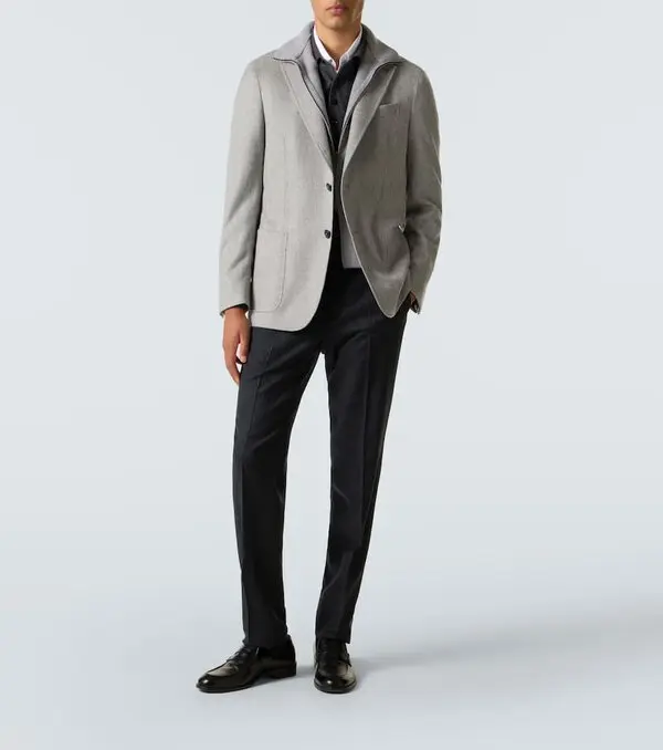 Zegna Layered Cashmere Blazer
