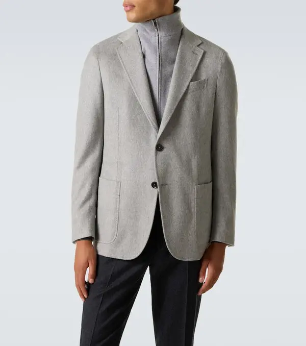 Zegna Layered Cashmere Blazer