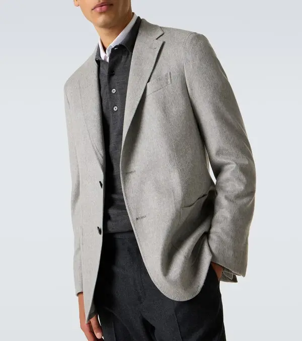 Zegna Layered Cashmere Blazer