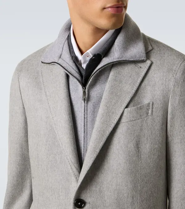 Zegna Layered Cashmere Blazer