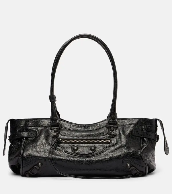 Balenciaga Le City East-west Shoulder Bag - Black