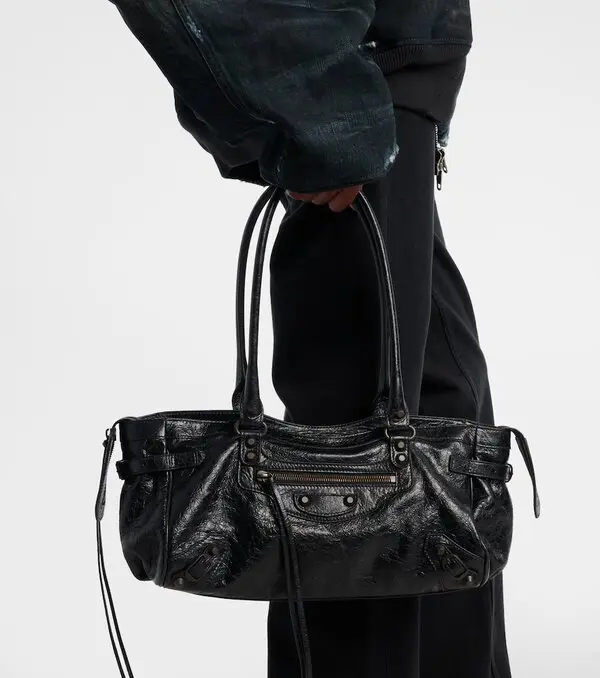 Balenciaga Le City East-west Shoulder Bag - Black