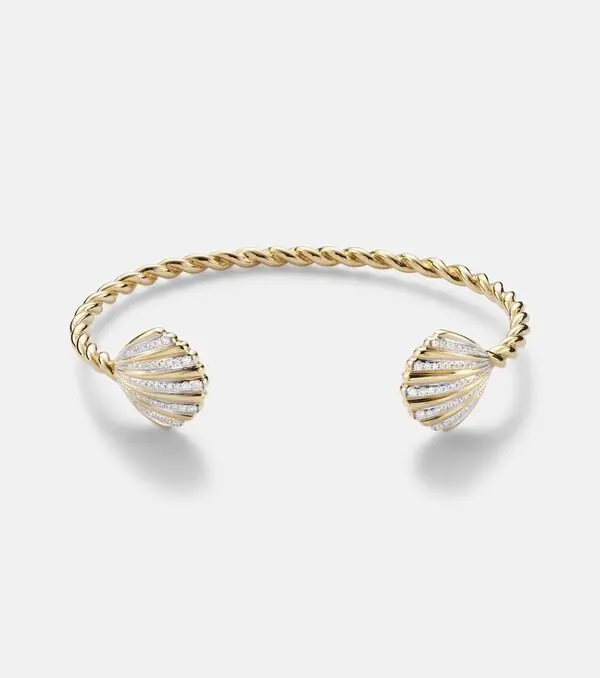 Yvonne Léon 18k Bracelet With Diamonds - Gold
