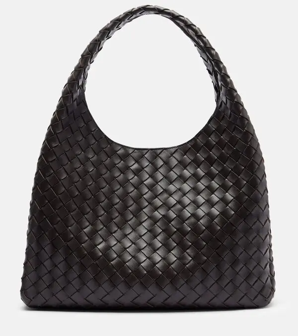 Bottega Veneta Large Campana Shoulder Bag - Brown