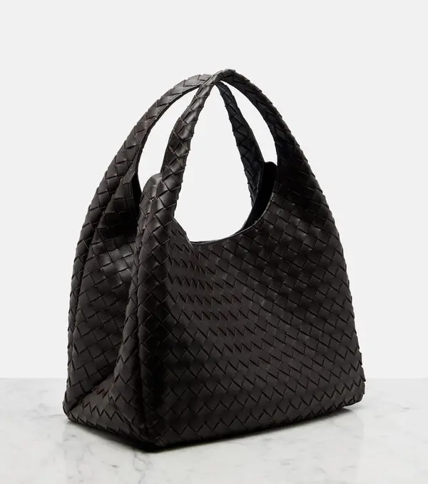 Bottega Veneta Large Campana Shoulder Bag - Brown