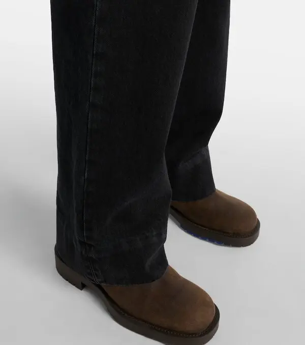 FRAME Streamline High-rise Straight Jeans