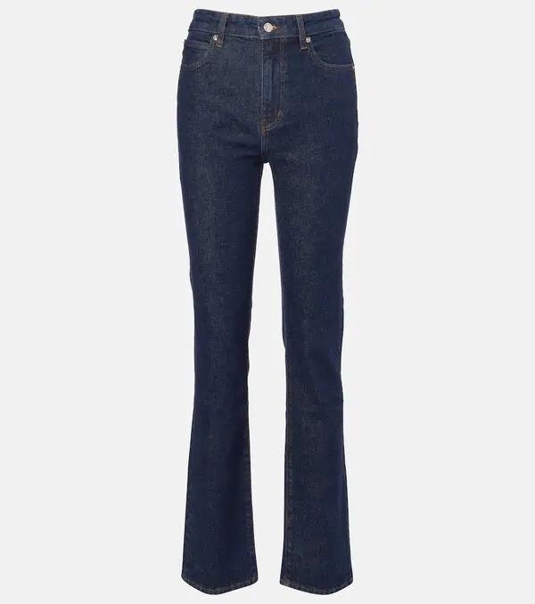 FRAME Ruler Mid-rise Straight Jeans