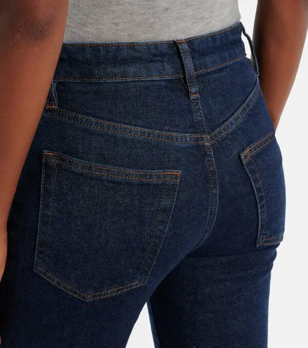 FRAME Ruler Mid-rise Straight Jeans