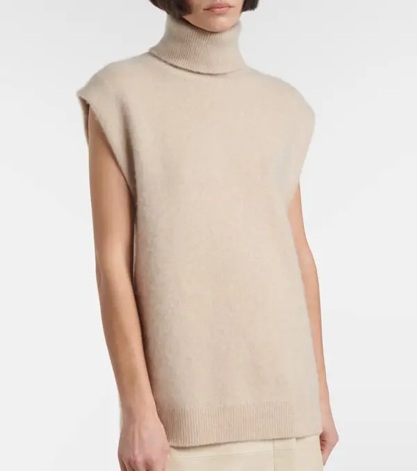 JOSEPH Cashmere Turtleneck Vest