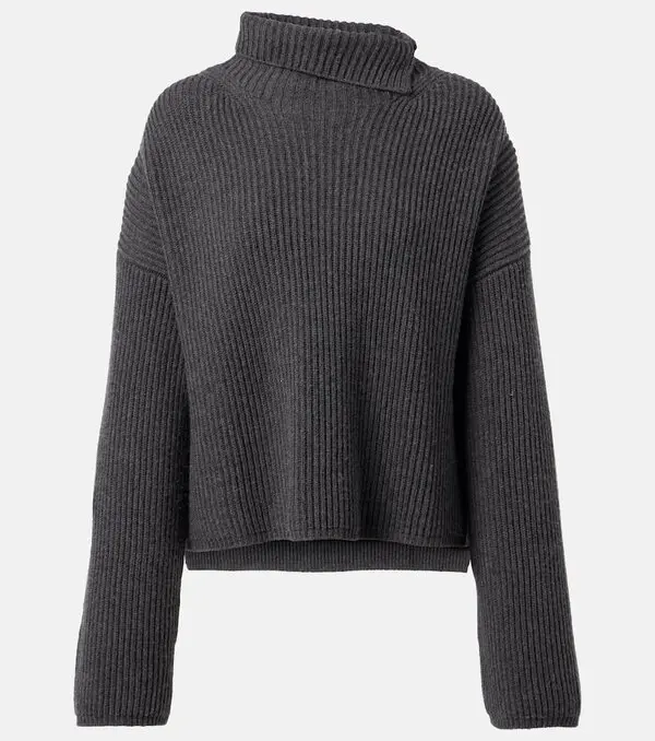 JOSEPH Ribbed-knit Wool-blend Turtleneck Sweater