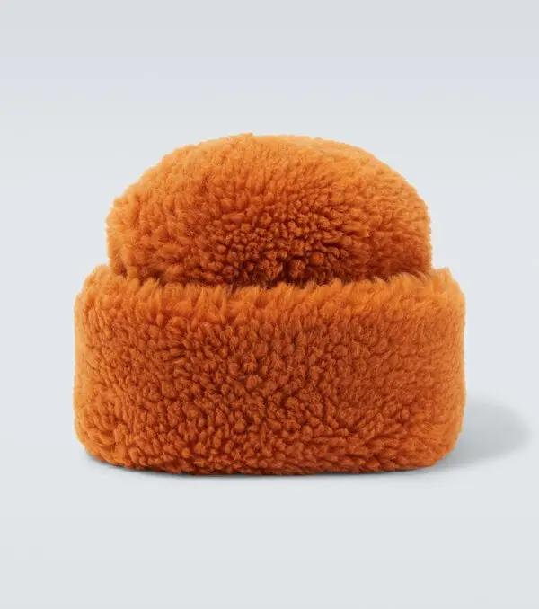 Sacai Wool Hat - Orange